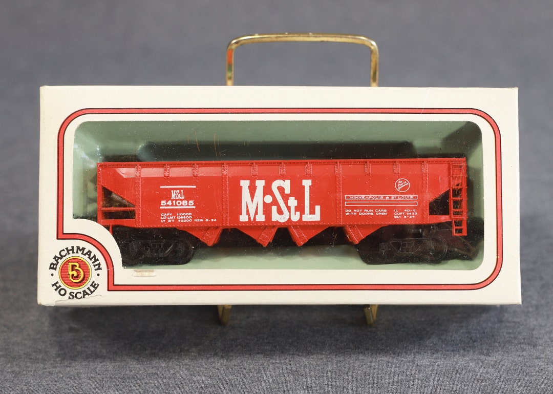 Bachmann HO B Scale Mstl Red Train Car 541085, Electric Train, Quad Hopper No/load MSL - Etsy