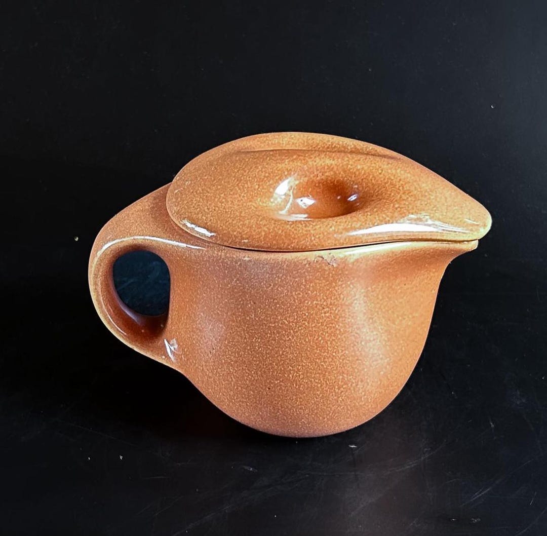 Russel Wright American Modern Speckled Apricot Small Creamer Pitcher ...
