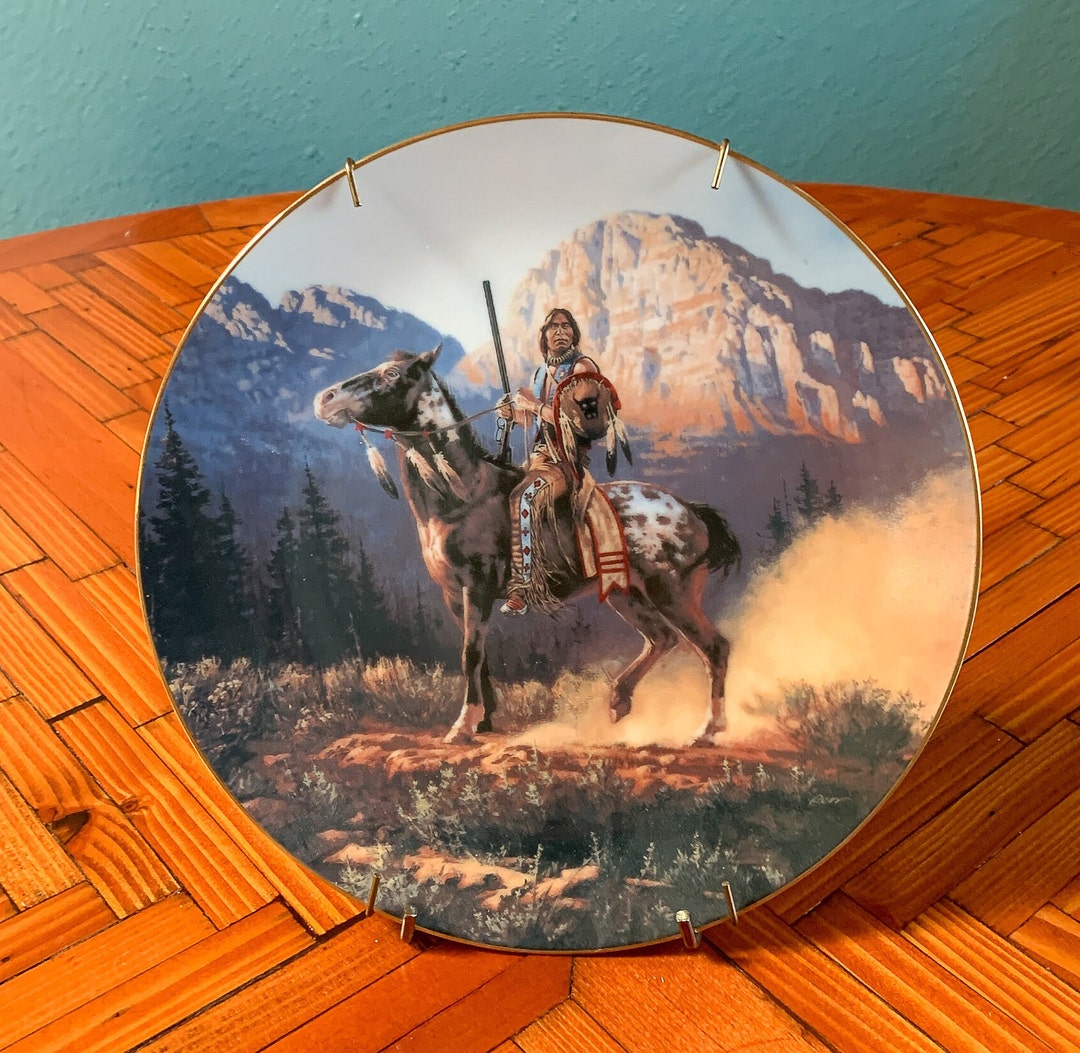 Top Gun Plate by Mystic Warriors Plate Collection, 1524I, Hamilton ...