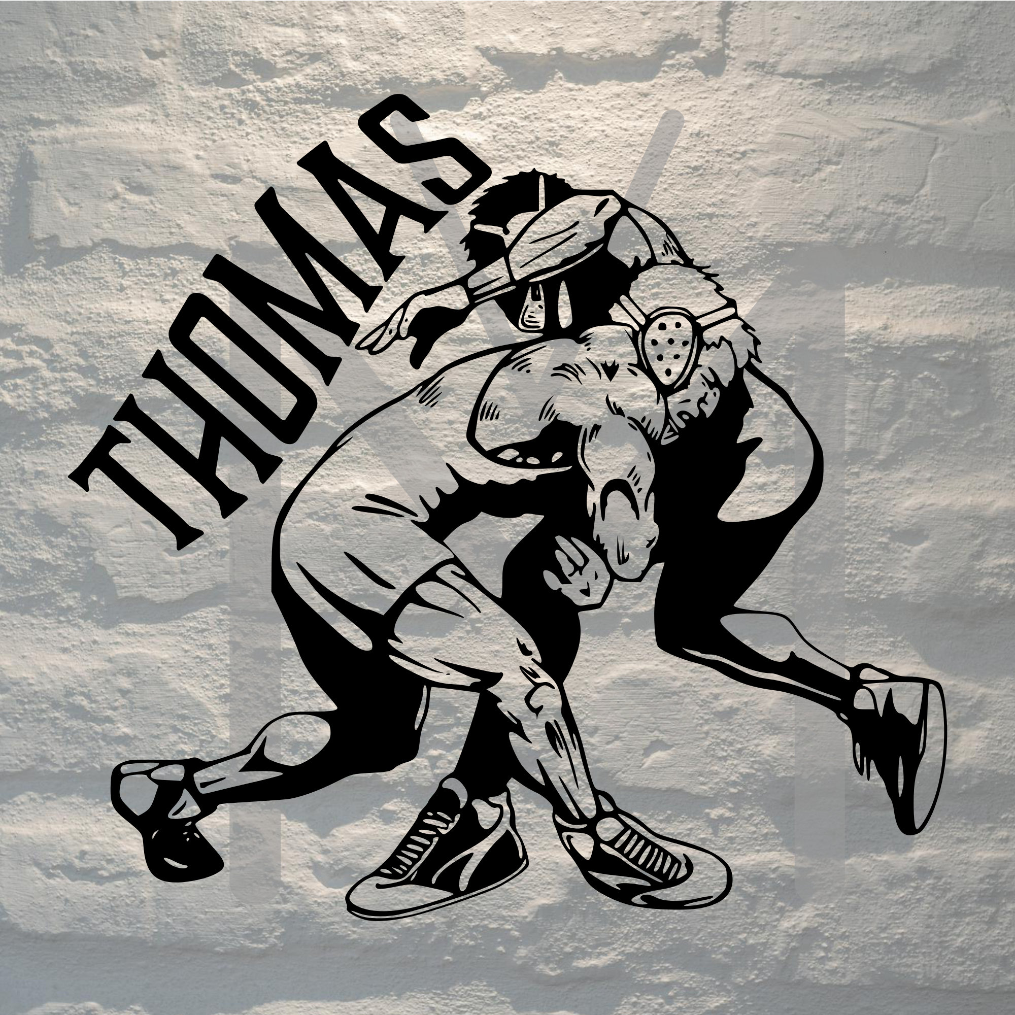 Wrestling decal Personalized Wrestling decal Customized | Etsy