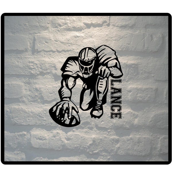 Football Decal - Etsy