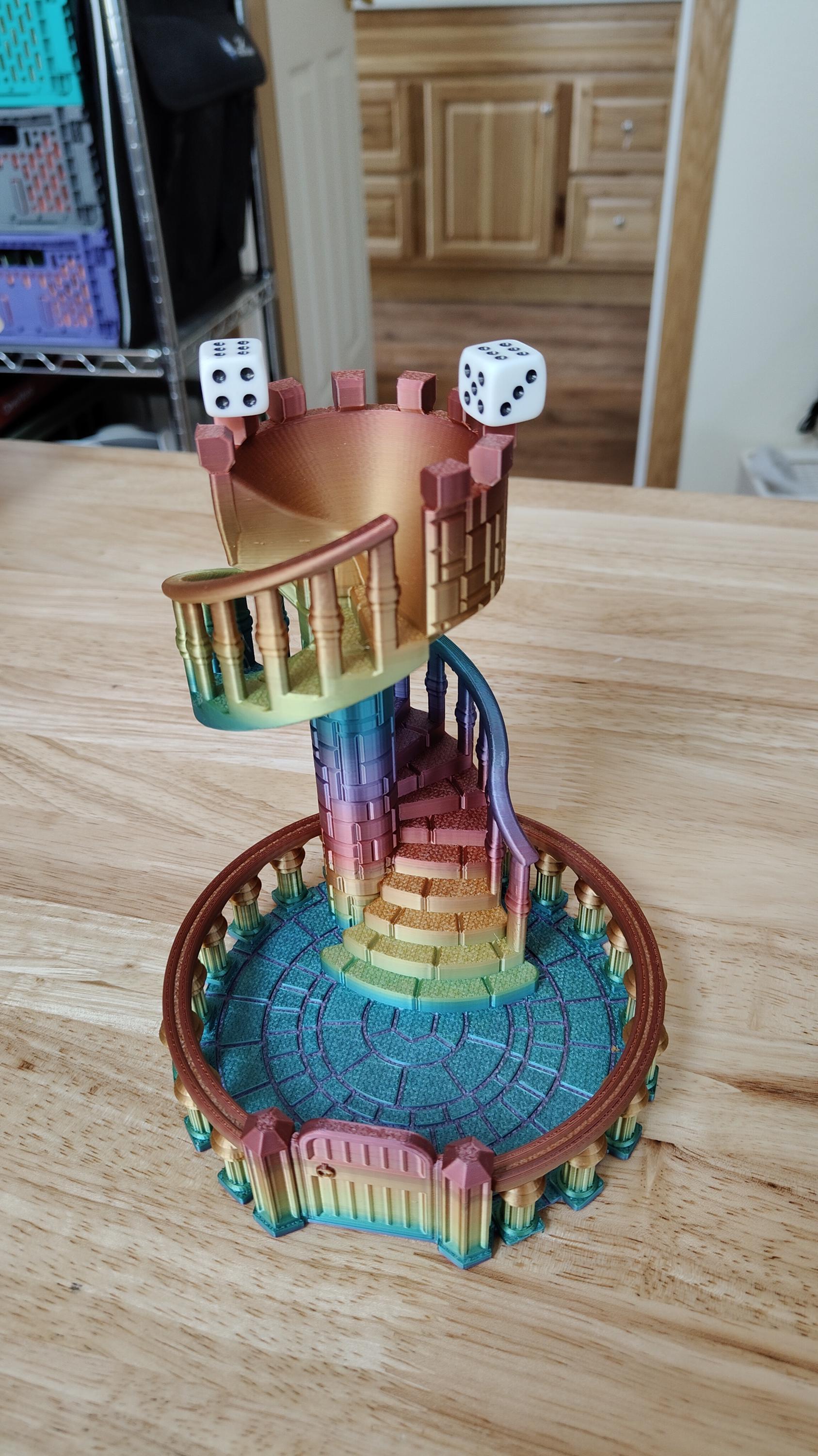 Enchanted Castle Staircase Dice Tower – RPG Roller - Etsy