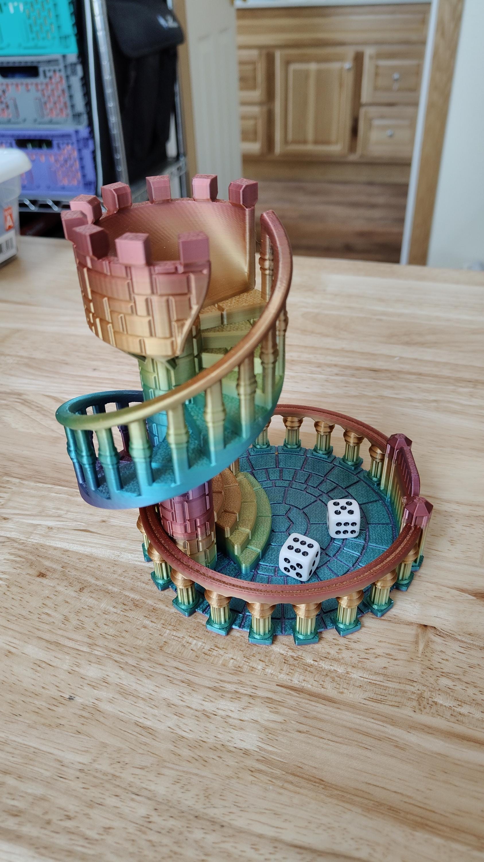 Enchanted Castle Staircase Dice Tower – RPG Roller - Etsy