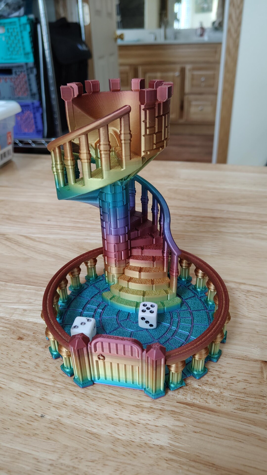 Enchanted Castle Staircase Dice Tower – RPG Roller - Etsy