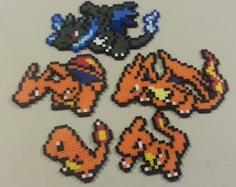 Charizard Roar Bead Sprite Pokemon 8 bit art