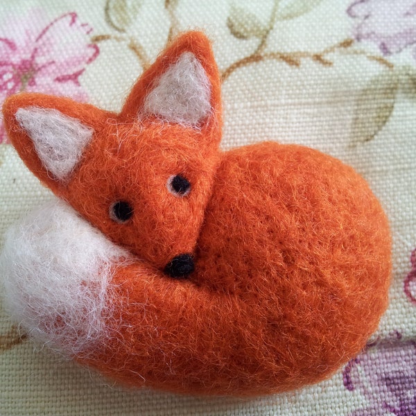 Needle Felted Fox - Etsy