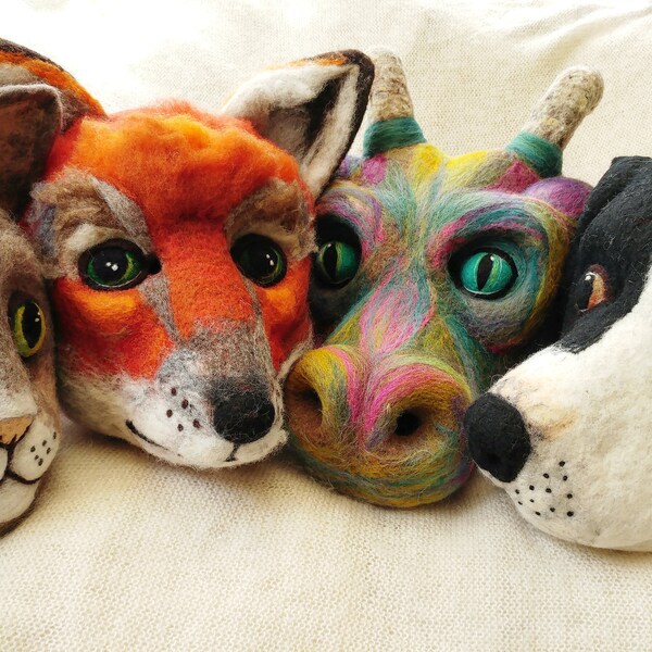 Fox Mask - Etsy UK