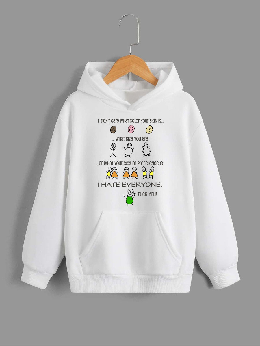 I Don't Care What Color Your Skin Is, and What Size You Are, I Hate ...