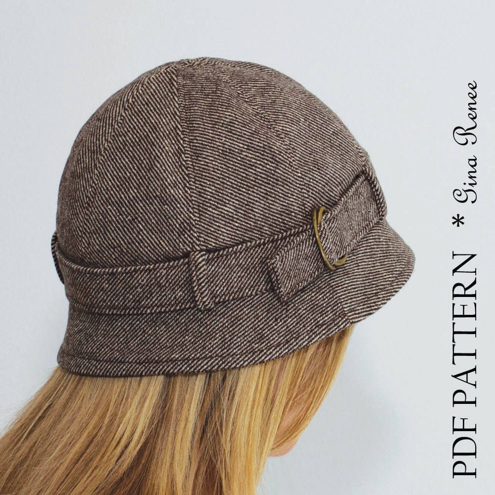 Women's Hat Pattern. Hat Pattern. Short Brim Hat PDF - Etsy
