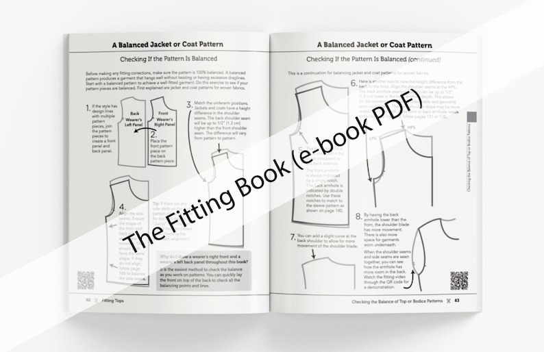 The Fitting Book (e-book Pdf) , Sewing Alteration E-book, Sewing E-book ...