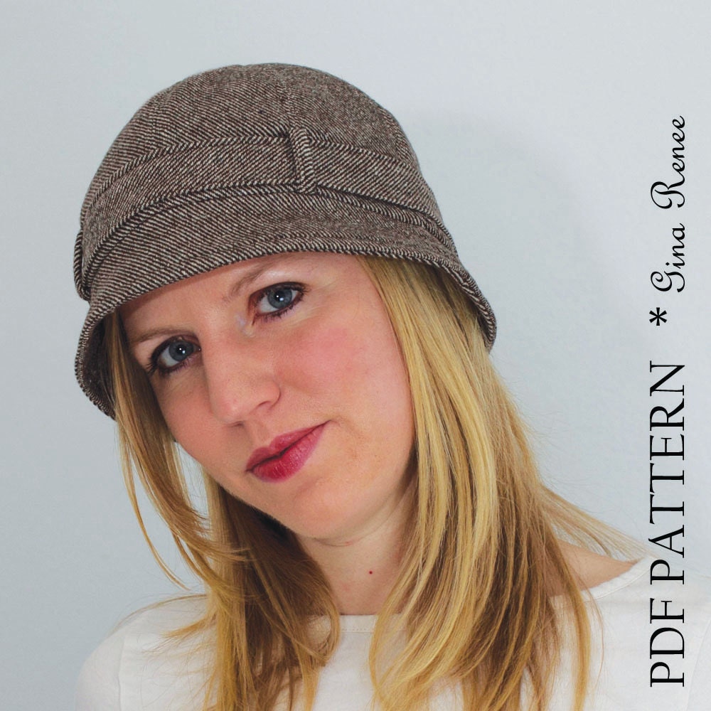 Women's Hat Pattern. Hat Pattern. Short Brim Hat PDF - Etsy