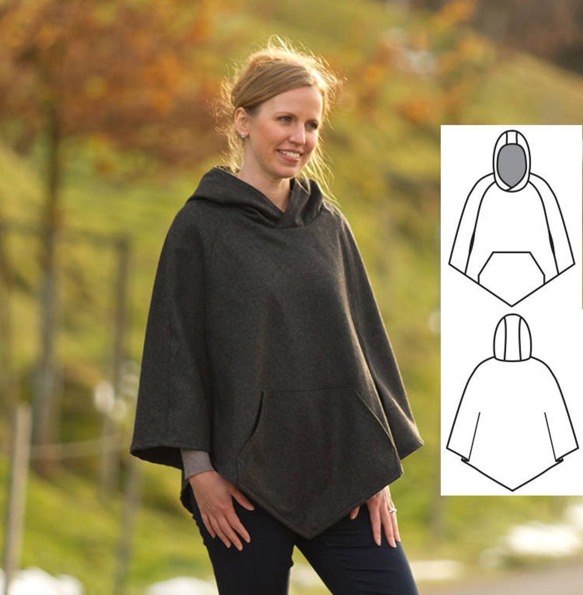 Cape Sewing Pattern. Womens Cape Pattern. Women's Sewing - Etsy