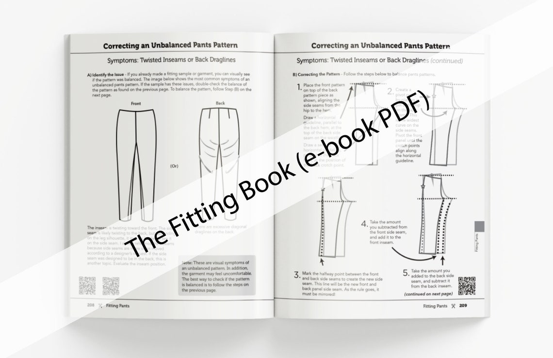 The Fitting Book (e-book Pdf) , Sewing Alteration E-book, Sewing E-book ...