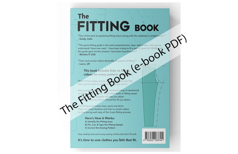 The Fitting Book (e-book Pdf) , Sewing Alteration E-book, Sewing E-book ...