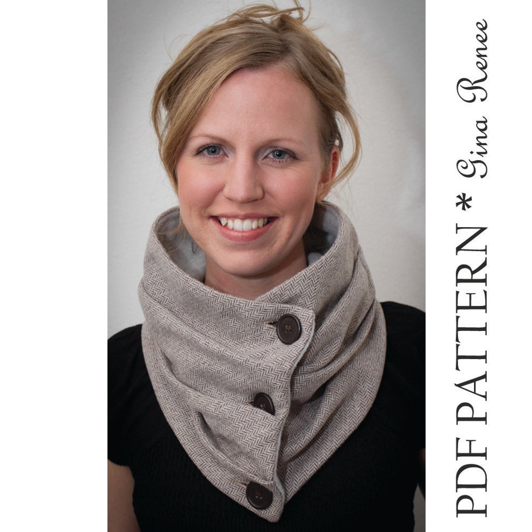 Infinity Scarf Sewing Pattern. Scarf PDF Sewing Pattern. Unisex. - Etsy