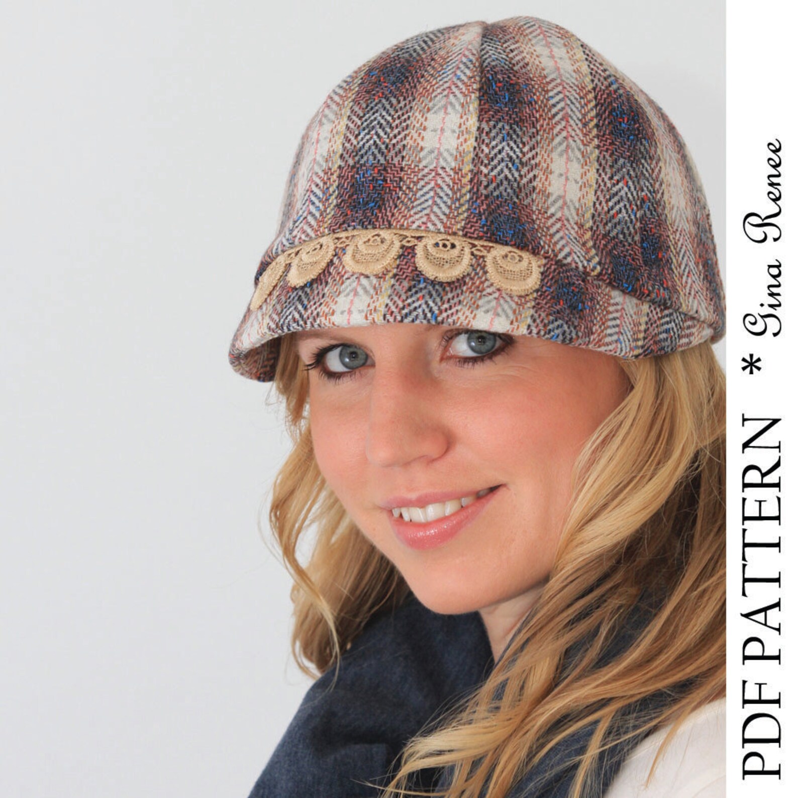 Women's Sewing Pattern. Hat Sewing Pattern. Short Brim Hat PDF Sewing ...