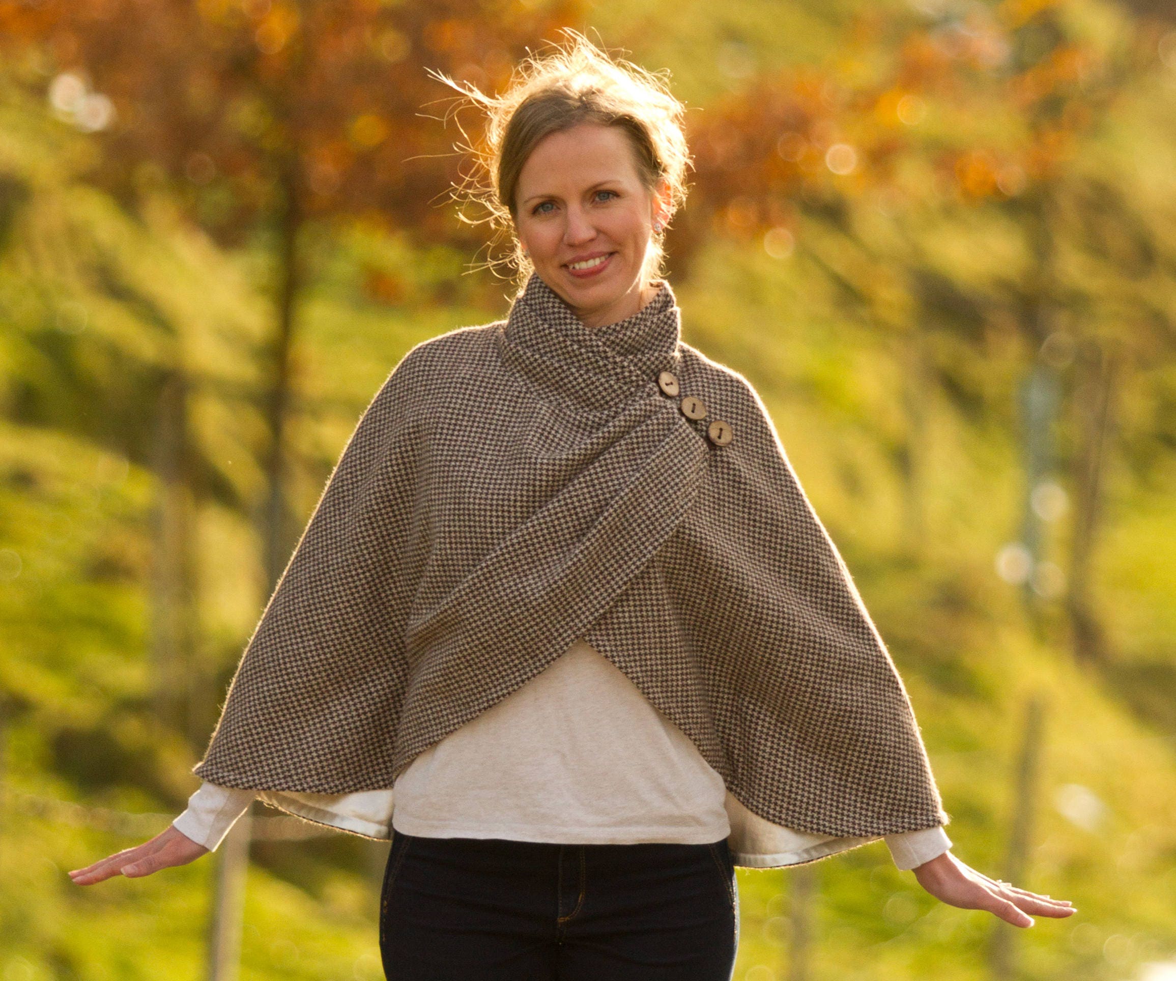 Cape Sewing Pattern. Womens Cape Pattern. Women's Sewing - Etsy Australia