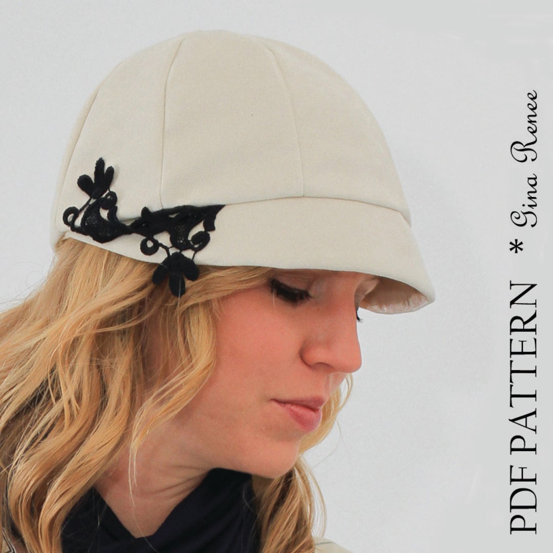 Women's Sewing Pattern. Hat Sewing Pattern. Short Brim Hat PDF Sewing ...