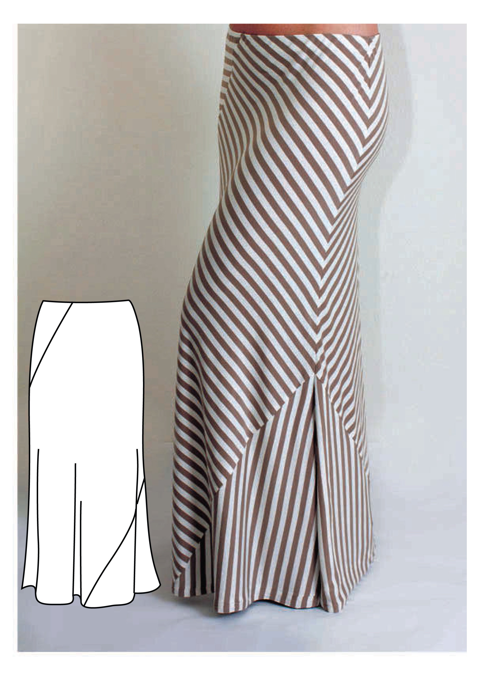 Maxi Skirt Pattern. Womens Skirt Sewing Pattern. Maxi Skirt Sewing ...