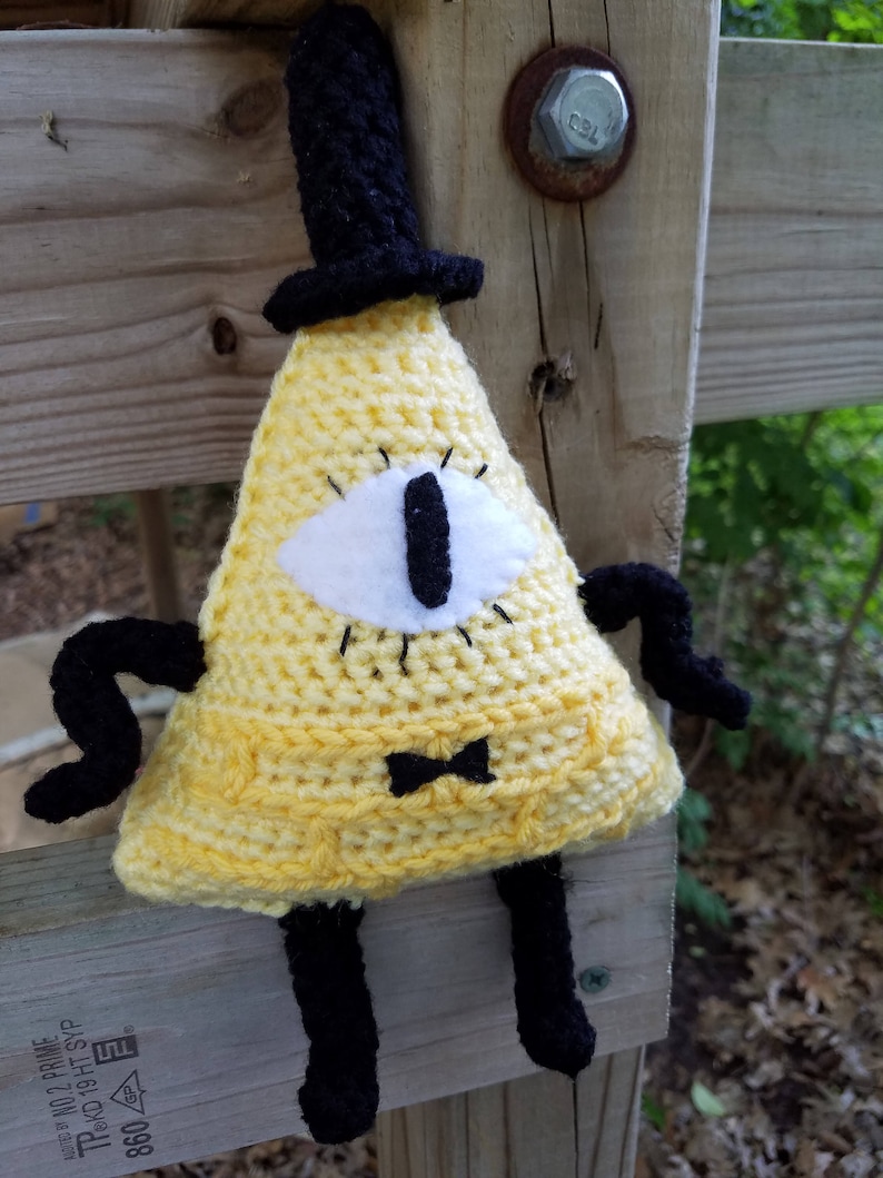 Pattern Bill Cipher Inspired Doll From Gravity Falls Crochet Etsy