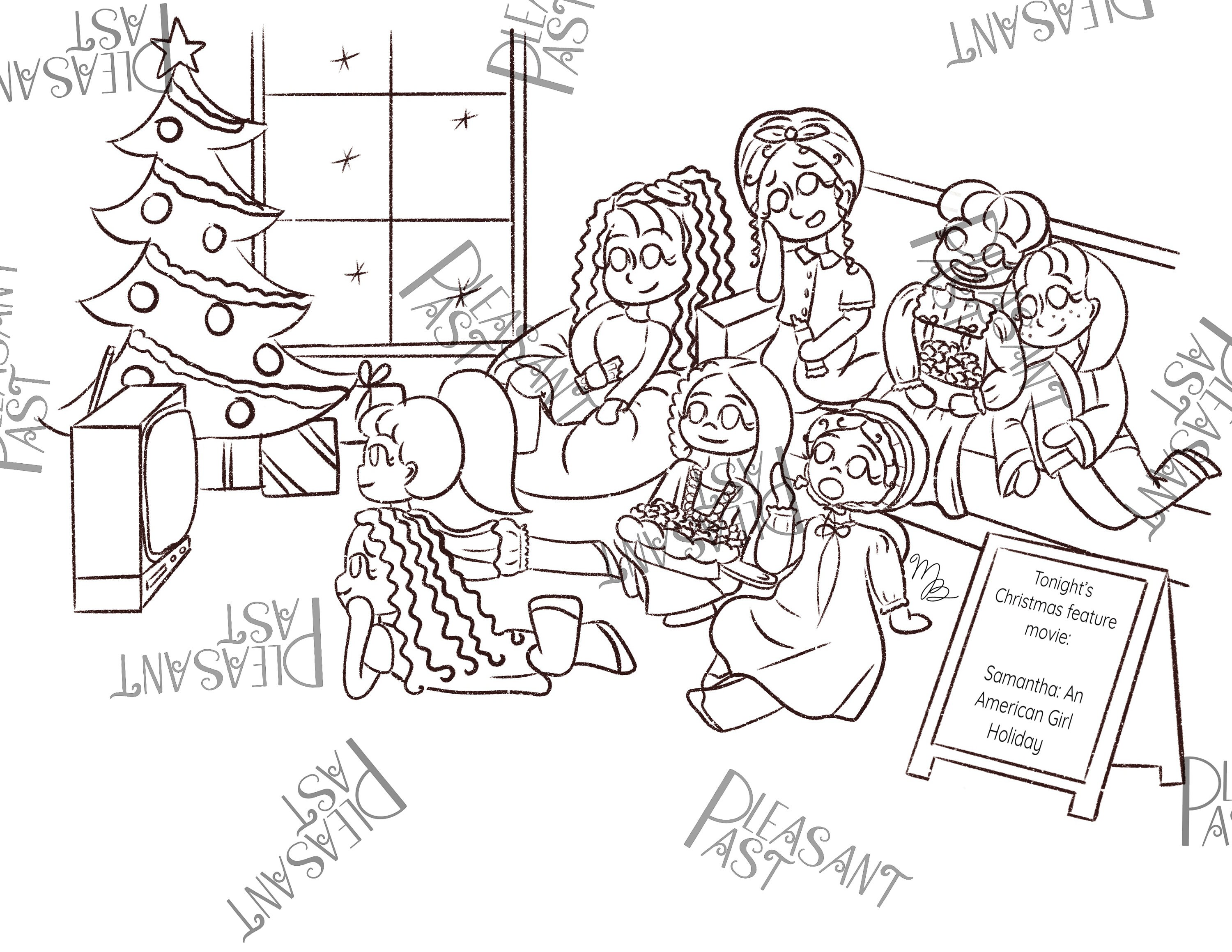 Pleasant Past Comic DIGITAL Coloring Book Volume 2 / American Girl ...