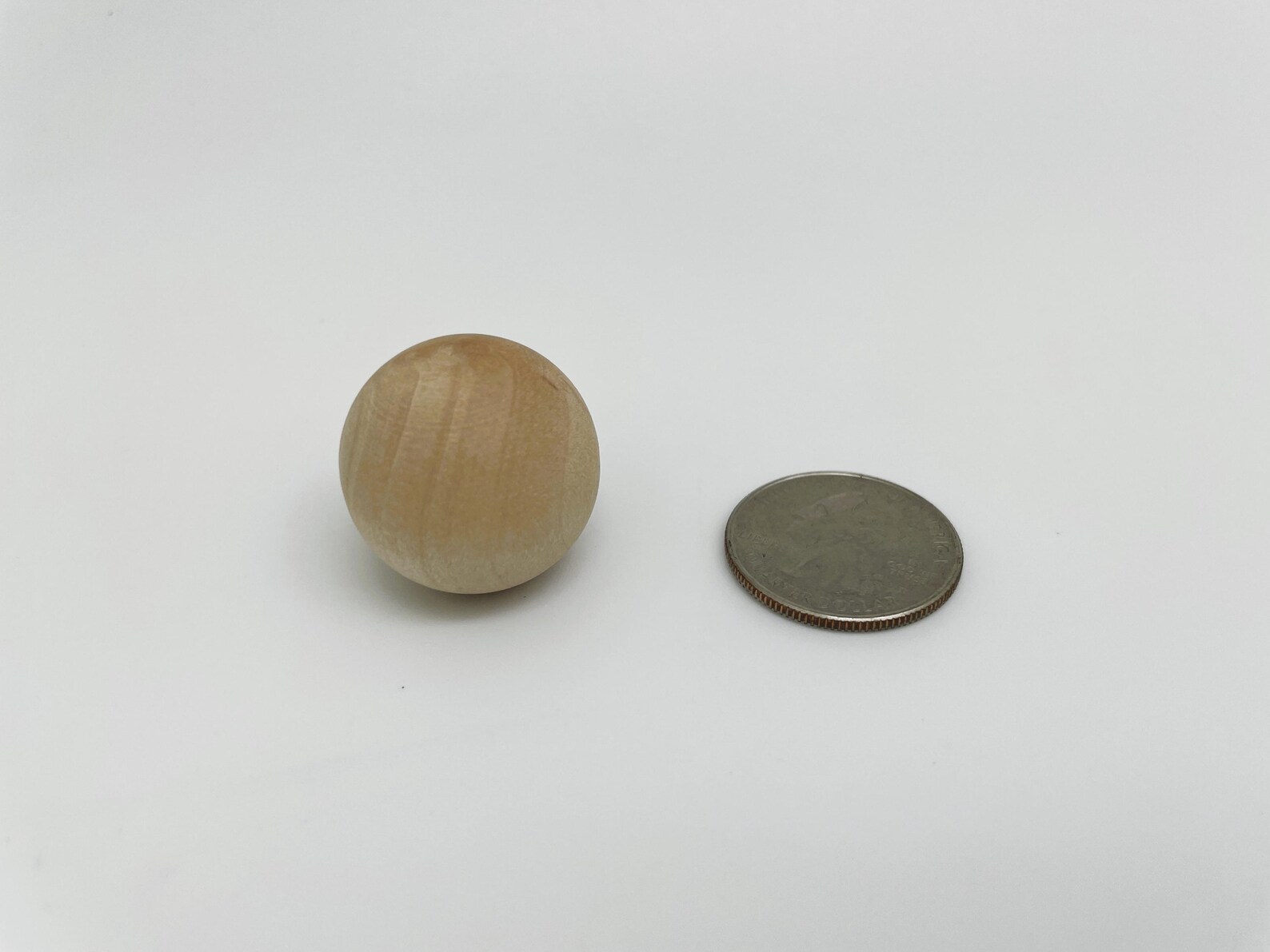 1" Wood Balls - Set of 10 - Unfinished - Solid Wood - 1 Inch Ball ...