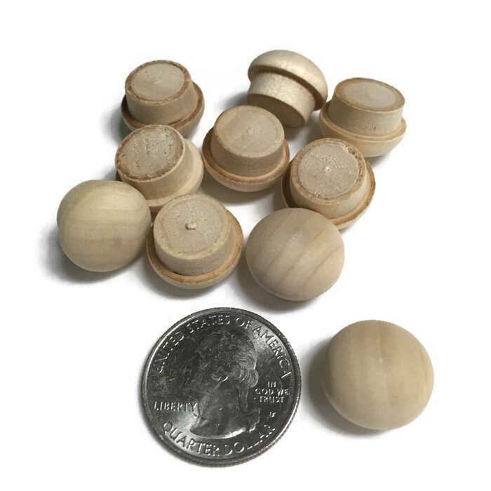 1/2 Maple Wood Plugs Set of 10 Unfinished Wood - Etsy Canada