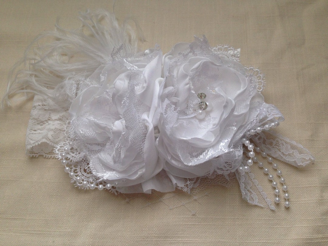 Angel Wings Over the Top Headband, Couture Headband, Baby Headband ...