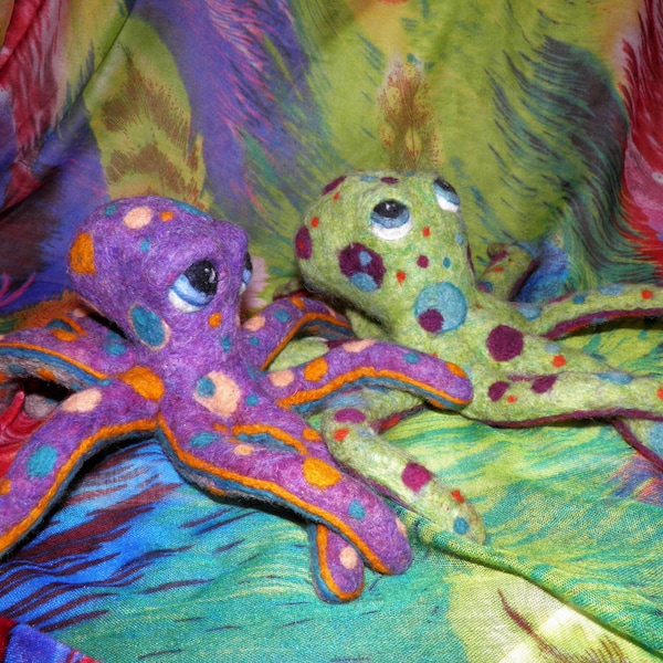 Needle Felt Octopus - Etsy