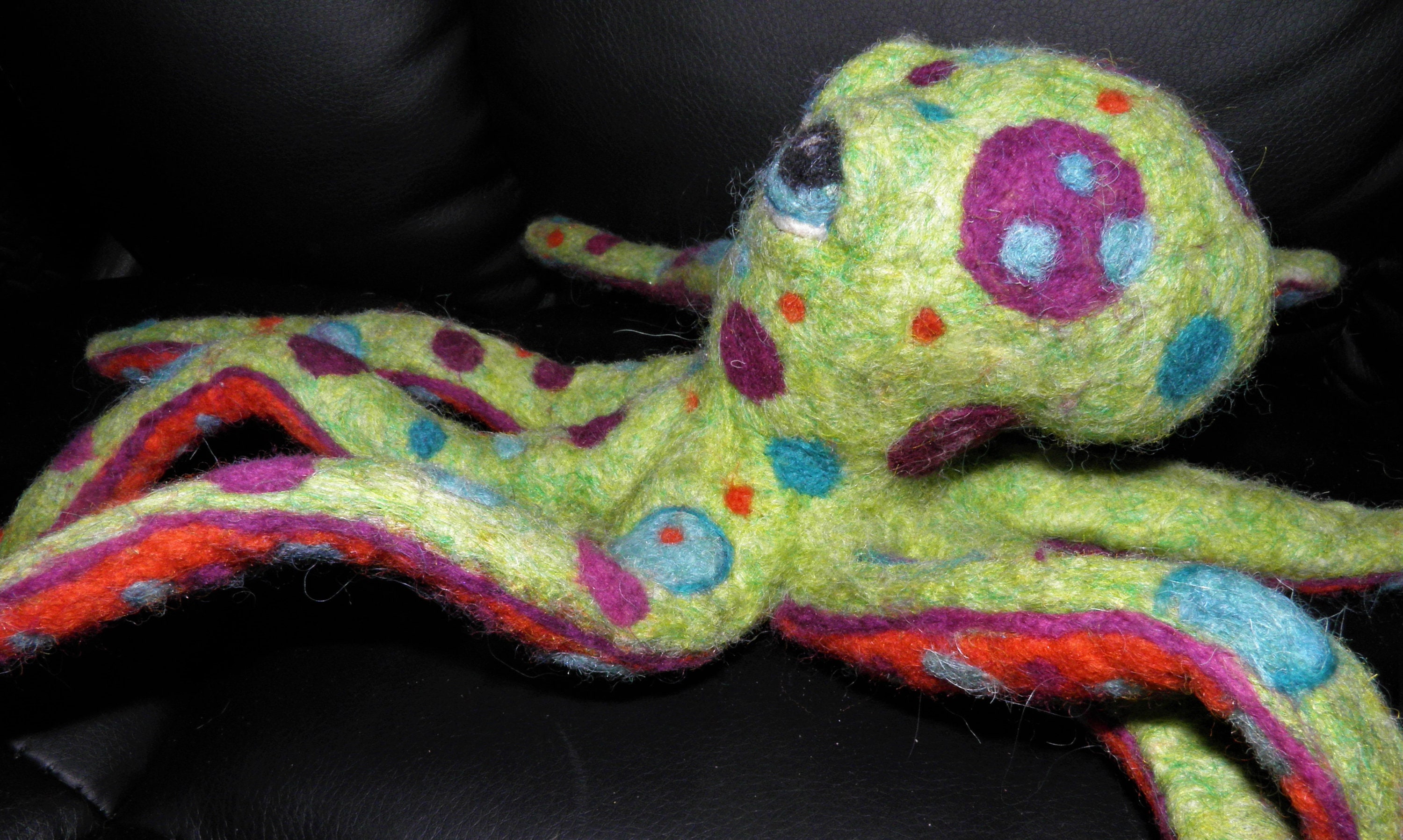 Needle Felted Octopus - Etsy