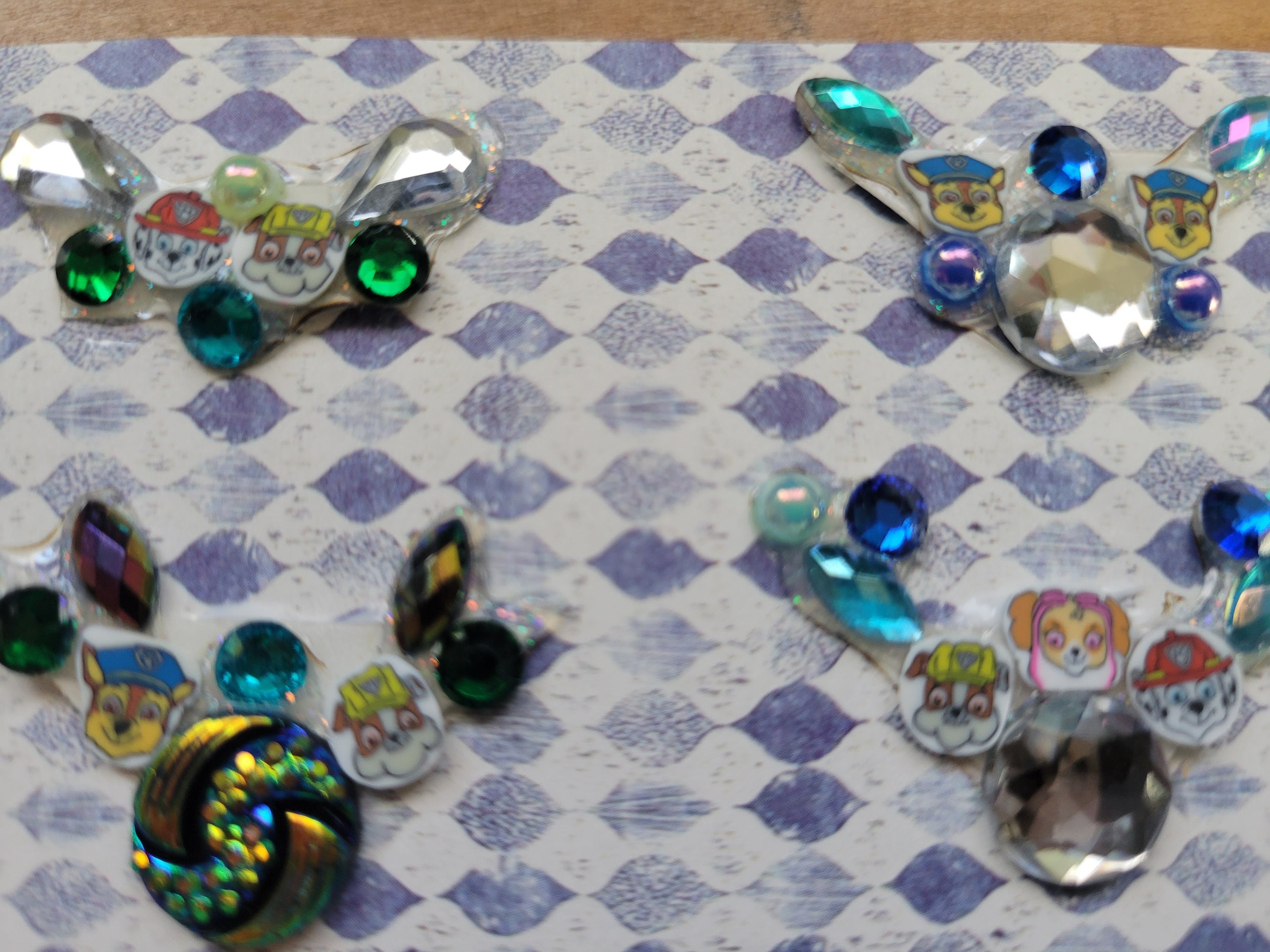 Bluey & Paw Patrol Face Paint Bling 16 Pcs - Etsy