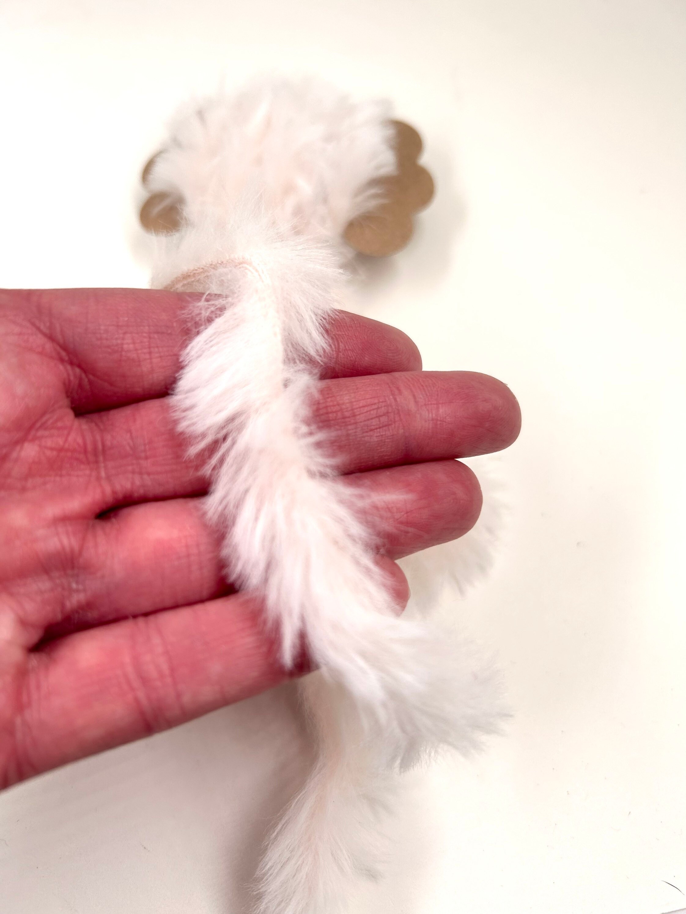 1 Yd Faux Fur Yarn (soft Pink) Trim Novelty Fibers Scrapbooks Mixed ...