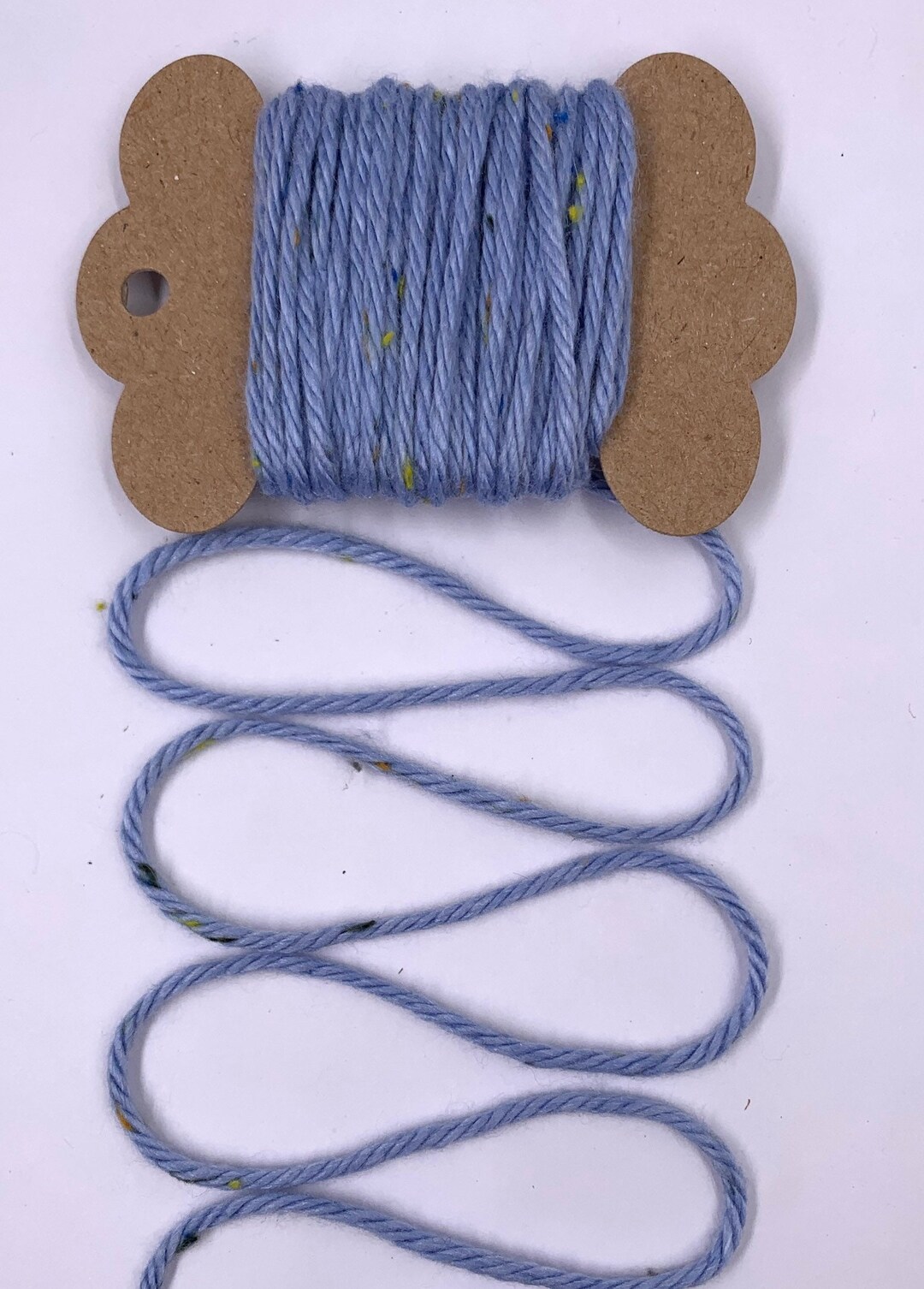 10 Yards String Twine Tweed Speckle (chambray Blue) Novelty Fibers ...