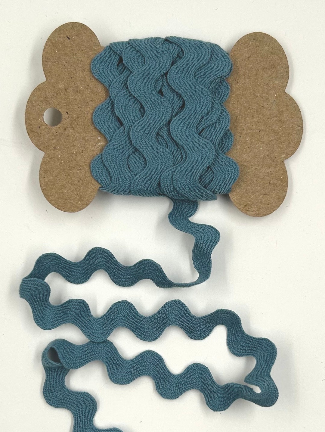 2 Yards 1/2" Ric Rac (dusty Blue) Polyester Trim Novelty Crafts Rick ...