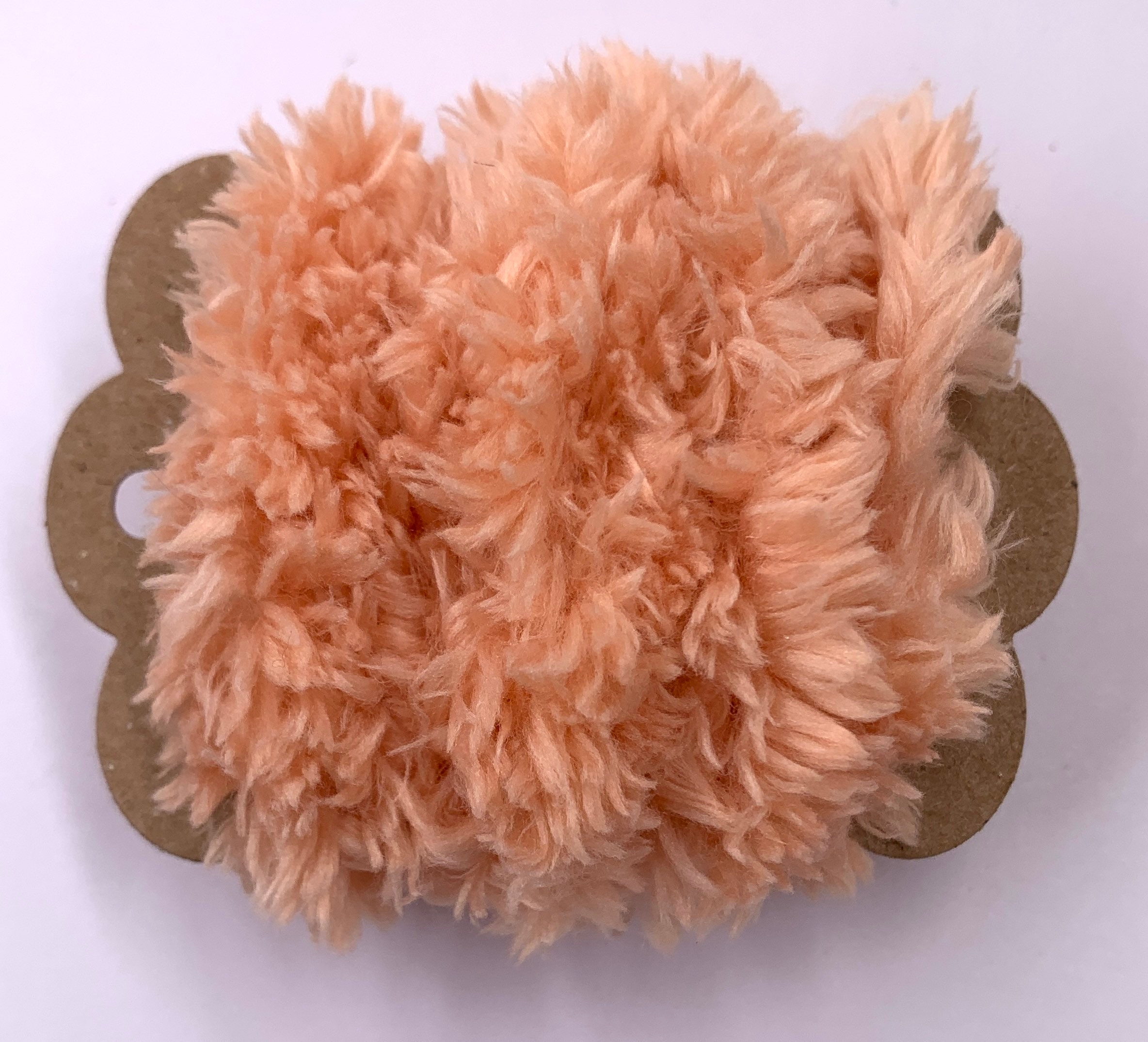 2 Yds Sherpa lt Coral Chenille Faux Fur Trim Novelty Fibers - Etsy