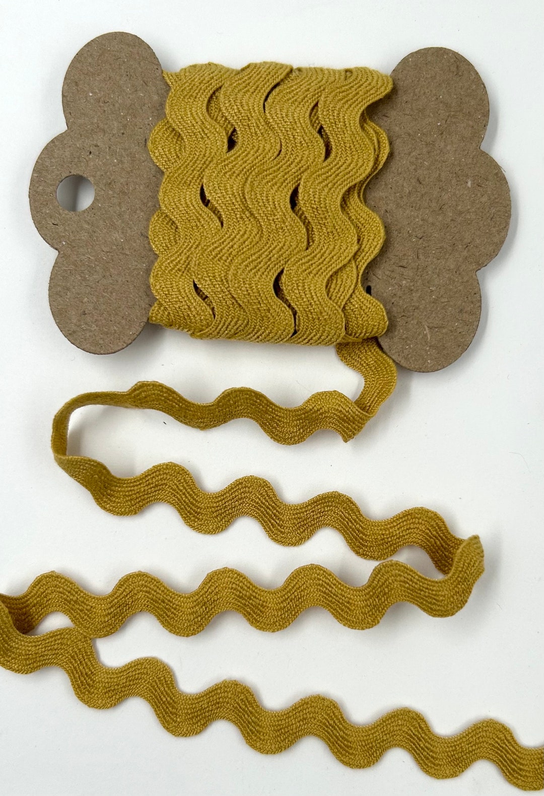 2 Yards 1/2" Ric Rac (antique Gold) Polyester Trim Novelty Crafts Rick ...