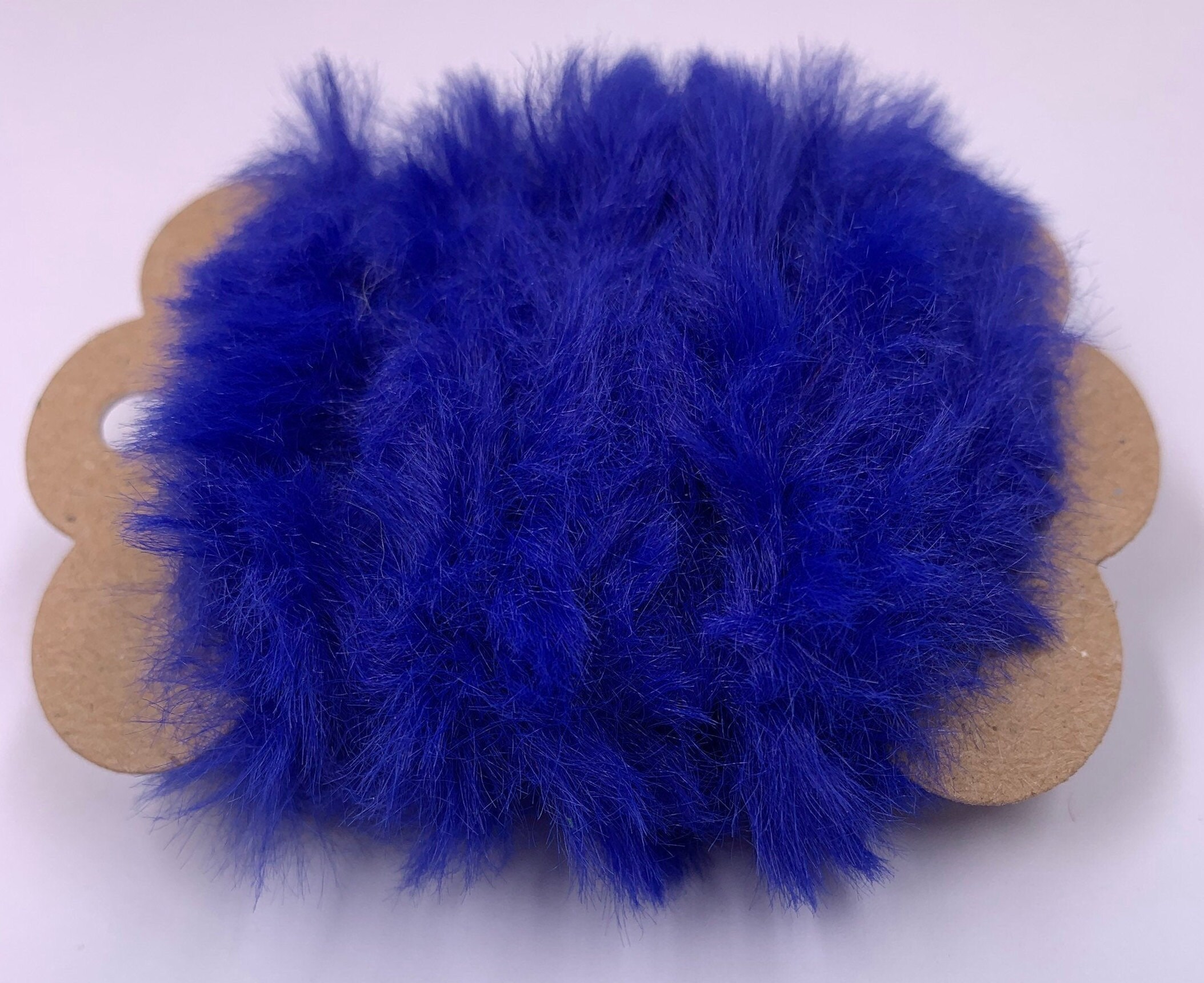 1 Yd Faux Fur Yarn royal Blue Trim Novelty Fibers Scrapbooks - Etsy