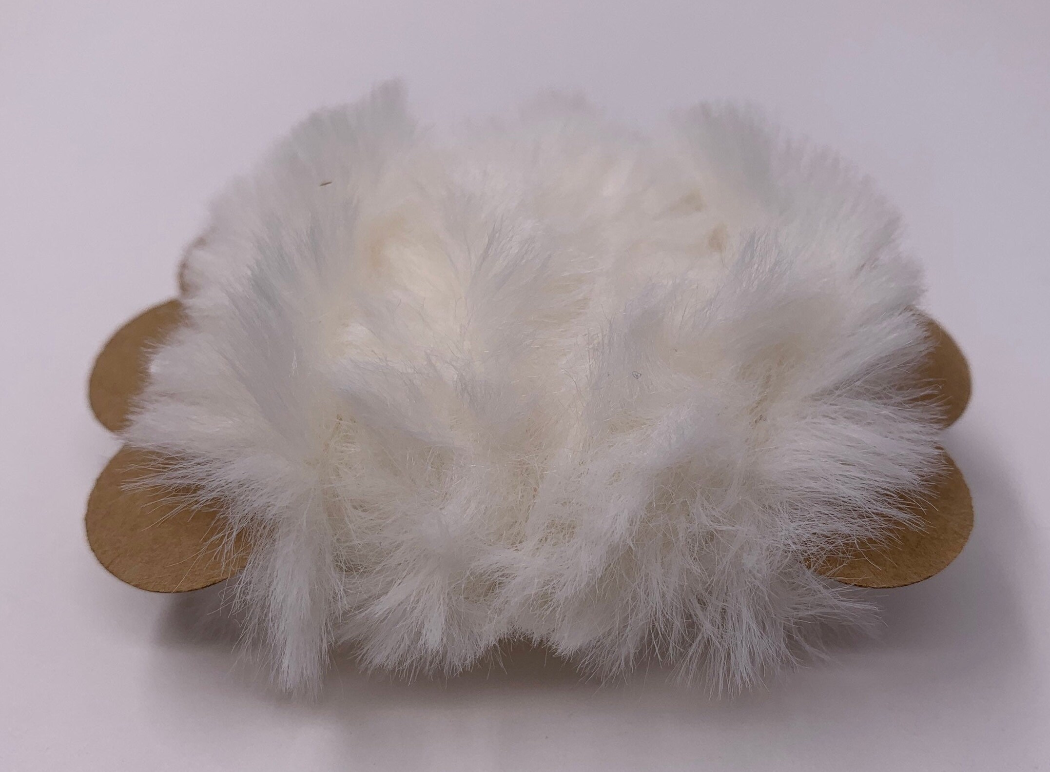 1 Yd Faux Fur Yarn ivory Trim Novelty Fibers Scrapbooks - Etsy