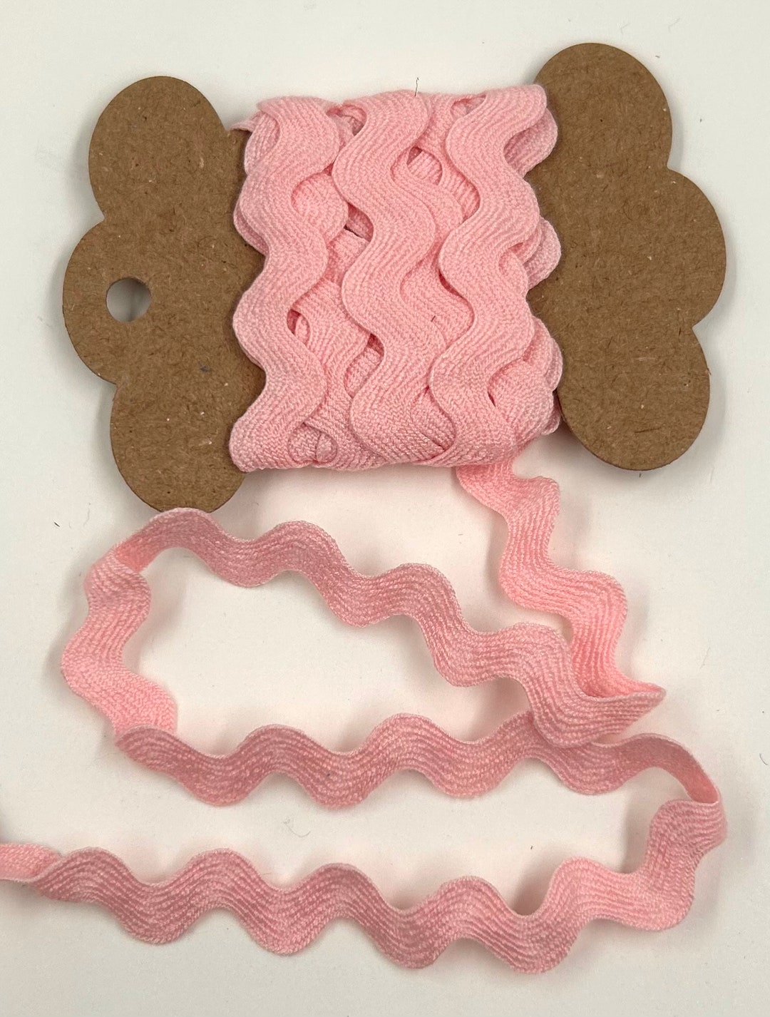 2 Yards 1/2" Ric Rac (light Pink) Polyester Trim Novelty Crafts Rick ...