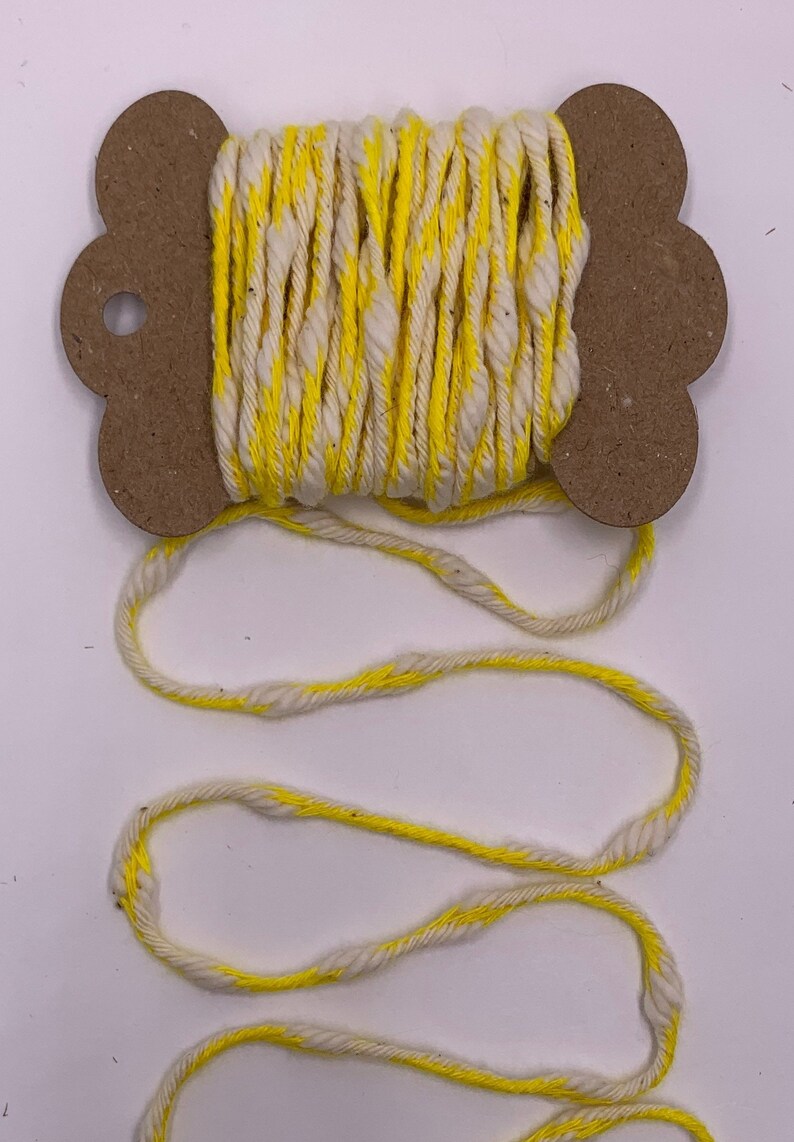 5 Yards Wavy Twine (yellow) Novelty String Trim for Scrapbooks Mixed ...