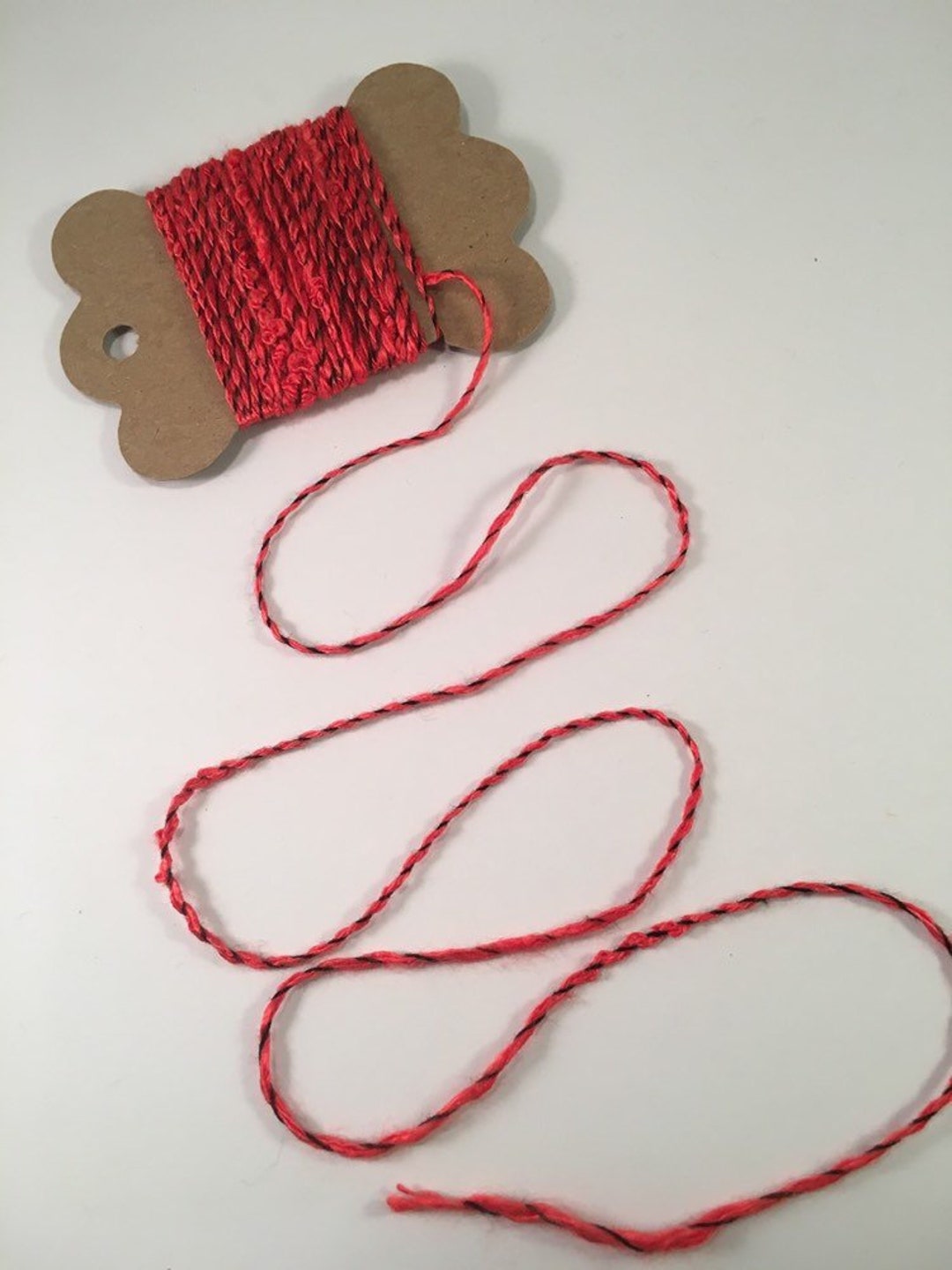 10 Yds Twine String (lady Bug-red/black) Novelty Fibers Trim Scrapbook ...