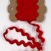 2 Yards 1/2" Ric Rac (red) Polyester Trim Novelty Crafts Rick Rack ...