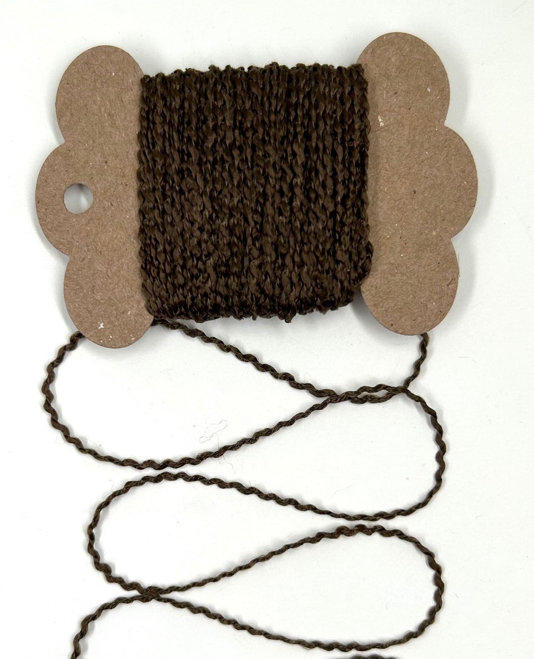 10 Yards Thin Wavy Twine (coffee Brown) Novelty Trim String Fibers ...