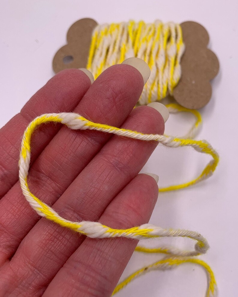 5 Yards Wavy Twine (yellow) Novelty String Trim for Scrapbooks Mixed ...