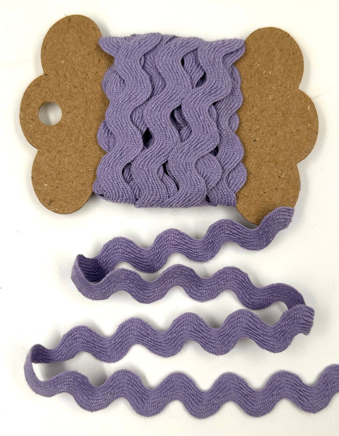 2 Yards 1/2" Ric Rac (lt Orchid Purple) Polyester Trim Novelty Crafts ...