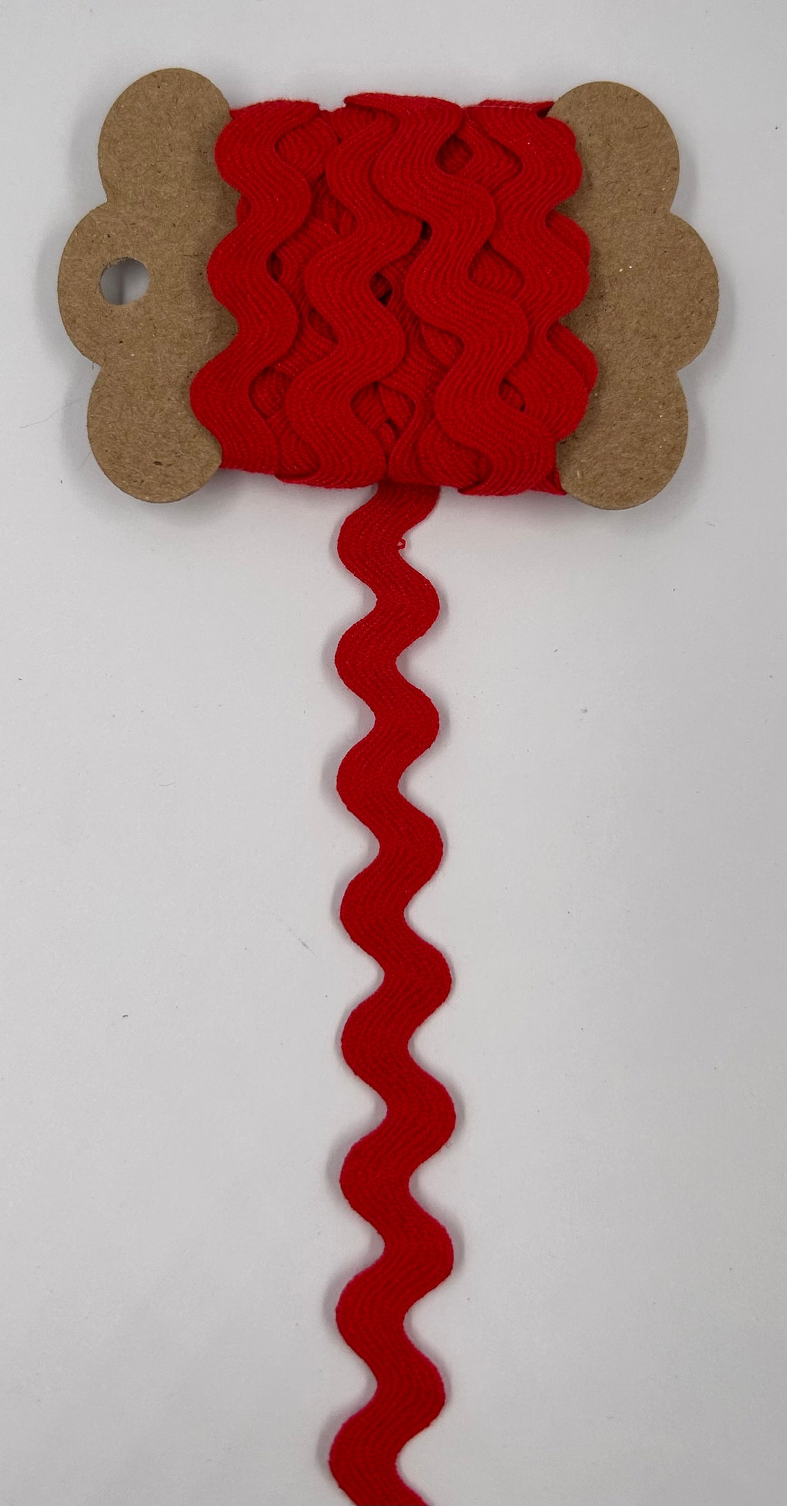 2 Yards 1/2" Ric Rac (red) Polyester Trim Novelty Crafts Rick Rack ...