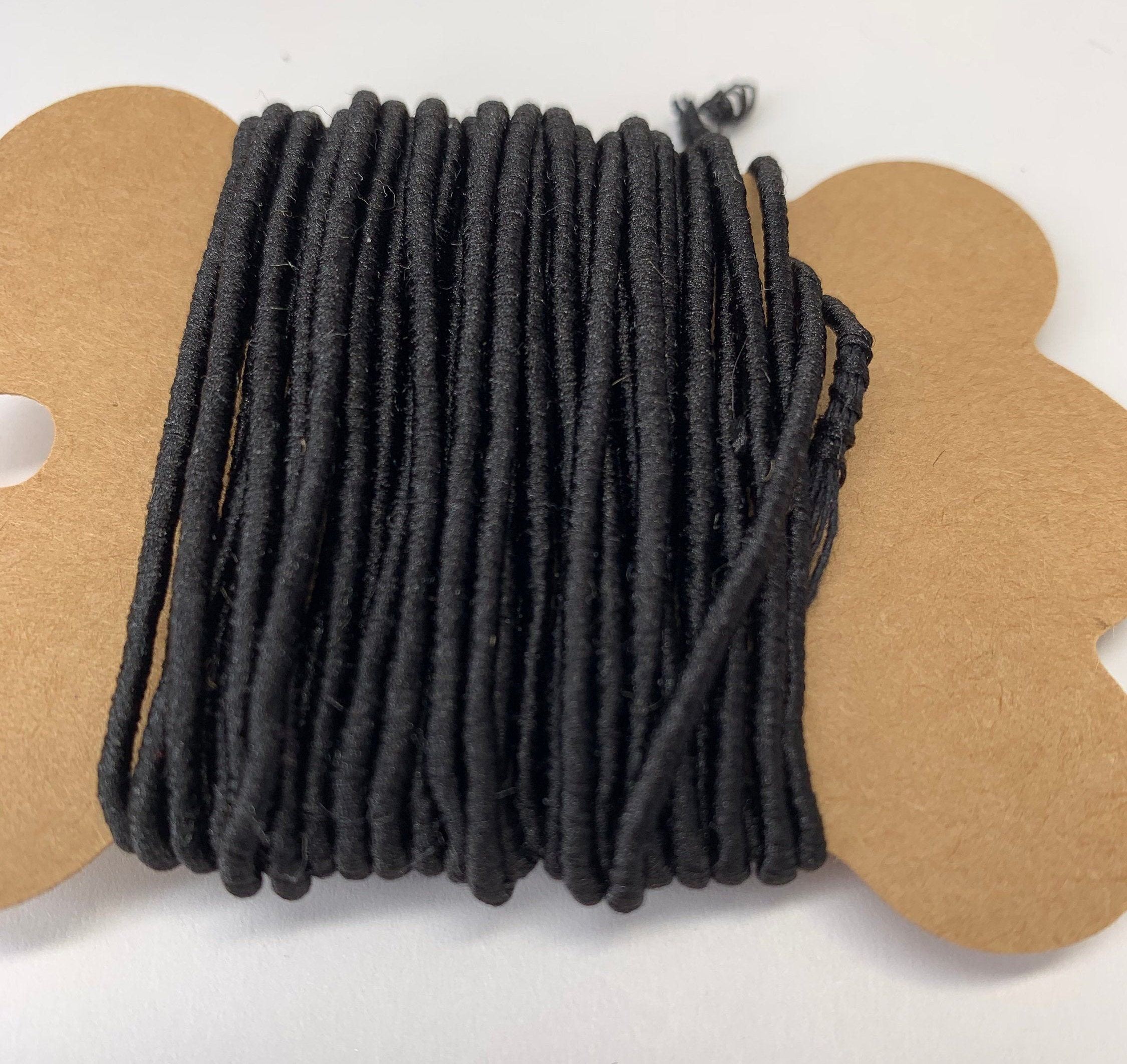 3 Yards Gimp Cord black Novelty Trim String Fibers | Etsy