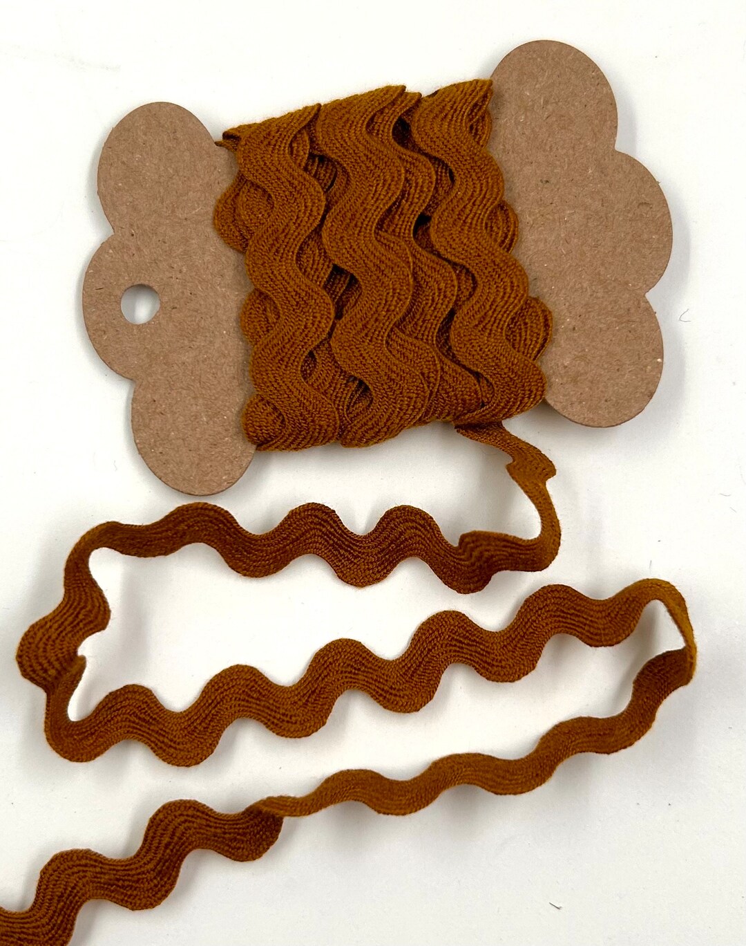 2 Yards 1/2" Ric Rac (chestnut) Polyester Trim Novelty Crafts Rick Rack ...