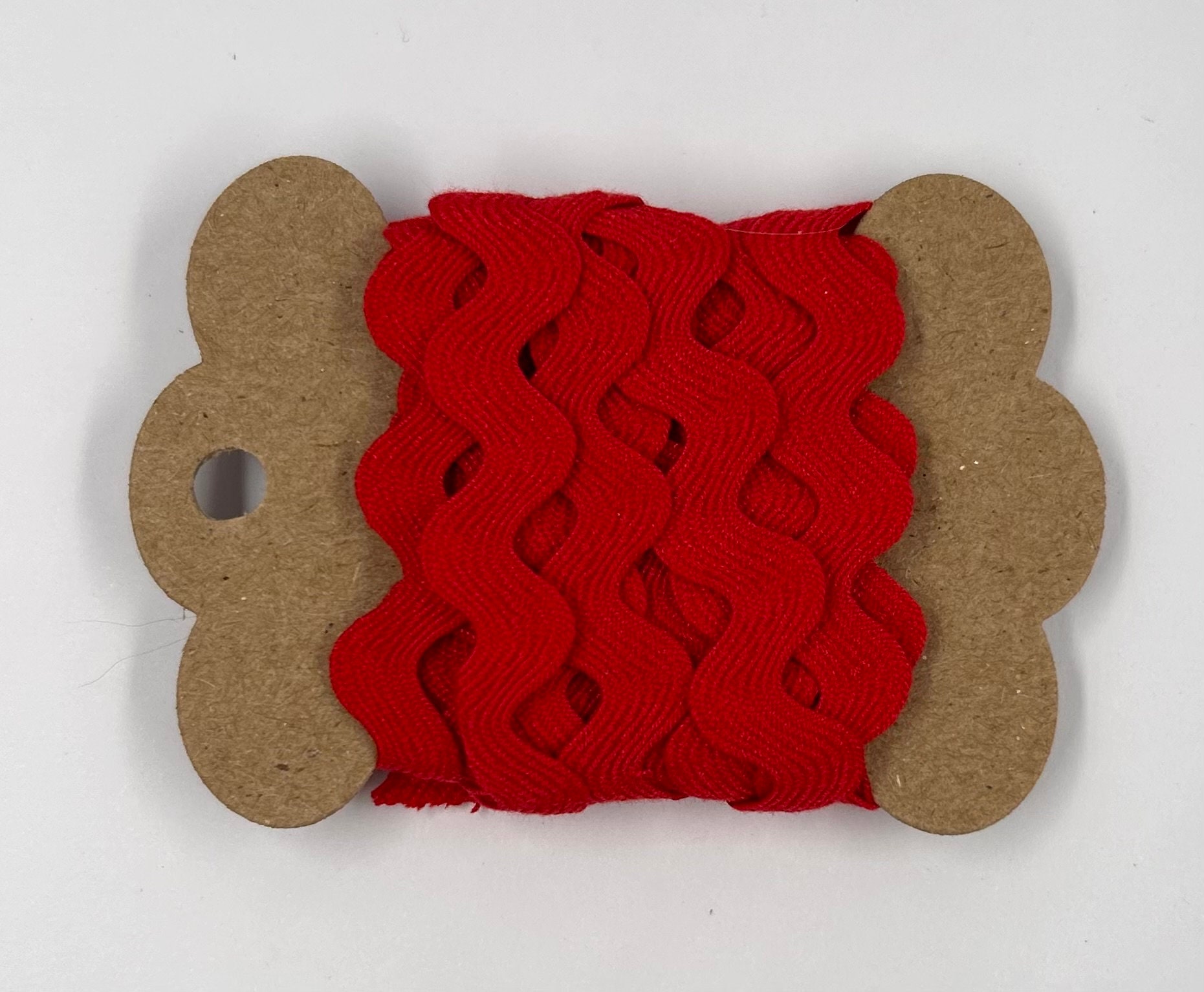 2 Yards 1/2" Ric Rac (red) Polyester Trim Novelty Crafts Rick Rack ...