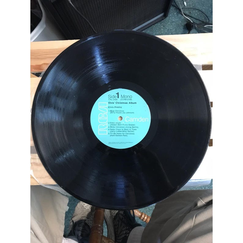 Elvis Presley Elvis Christmas Album RCA Camden Mono Vinyl Record LP CAL ...